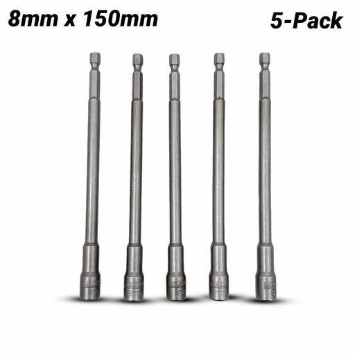 MAGNUS MAGHEX8150 5pce 1/4" DRIVE 8mm X 150mm HEX NUT SETTER