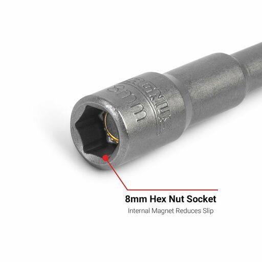 MAGNUS MAGHEX8150 5pce 1/4" DRIVE 8mm X 150mm HEX NUT SETTER