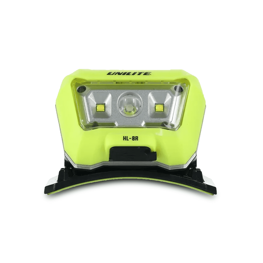 UNILITE HL-8R Dual Beam Sensor Head Torch (475 Lumens) Rechargeable