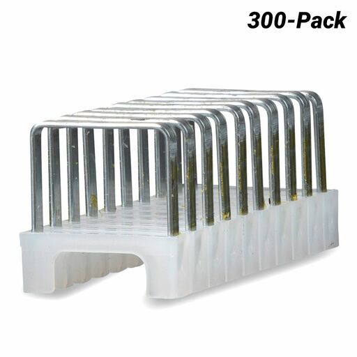 Klein A-450-004 300-Pack 31/64" x 13/64" Insulated Cable Staples