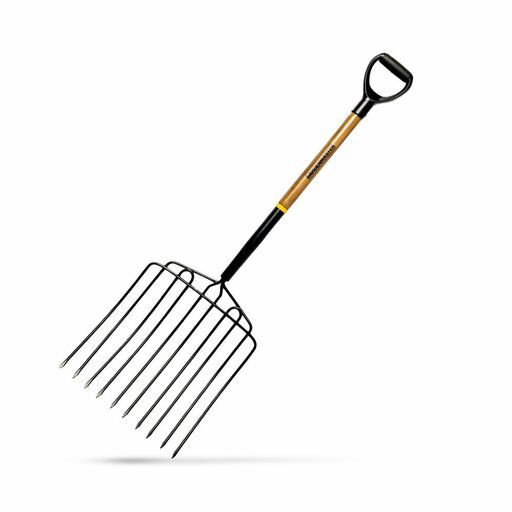 Garden Master 20115325 D Handle Shifting 10 Tine Mulch Fork