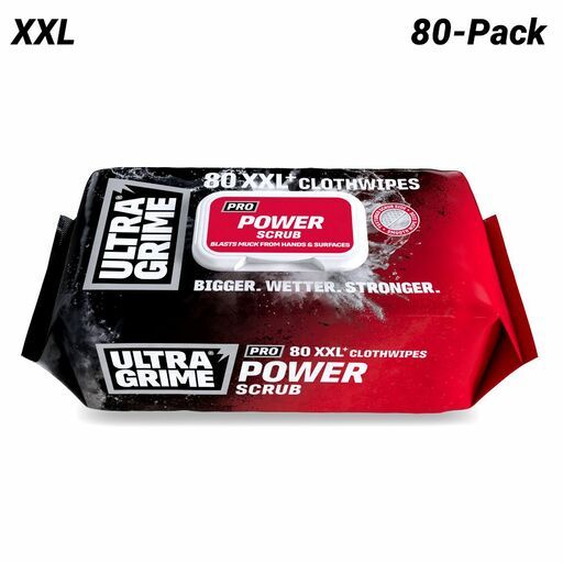 ULTRAGRIME 5920 80-Pack Power Scrub Pro Wipes