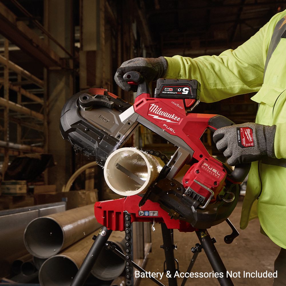 Milwaukee M18FBS125DO0 18V Li-ion FUEL 125mm Deep Cut Dual-Trigger ...