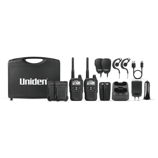 Uniden UH45-4 80 Channel UHF CB Handheld Radio (Walkie-Talkie) with Kid ...