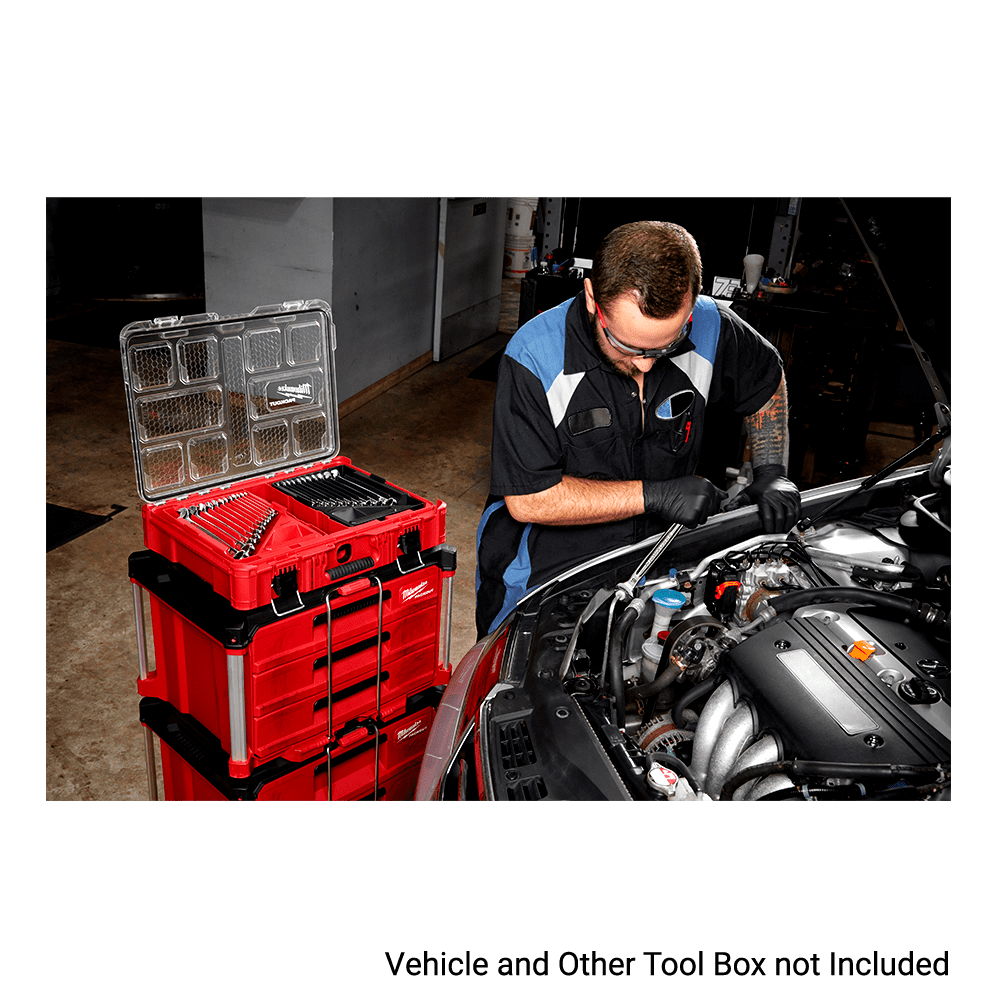 Milwaukee 48229485 30pce PACKOUT Combination Metric & SAE Wrench Set