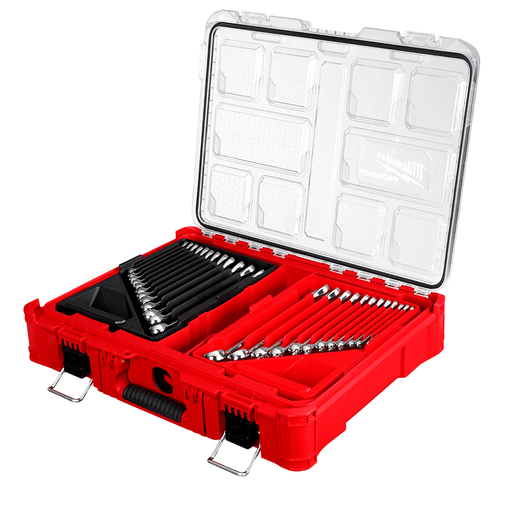 Milwaukee 48229485 30pce PACKOUT Combination Metric & SAE Wrench Set