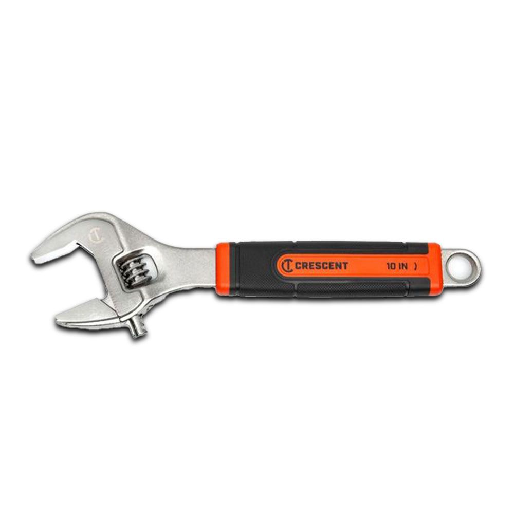 Crescent AC310CVS 10" Adjustable Wrench With Quick-Fit-Jaw