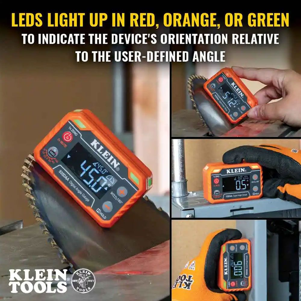 Klein A-935DAA Digital Angle Gauge with Angle Alert