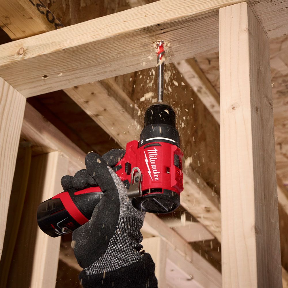 Milwaukee M12BLDDRC0 12V Li-ion Cordless Brushless Sub-Compact 10mm ...