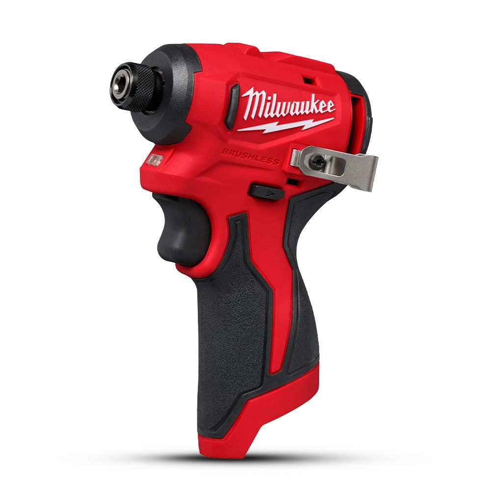 Milwaukee M12BLIDRC0 12V Li-ion Cordless Brushless Sub-Compact 1/4" Hex ...