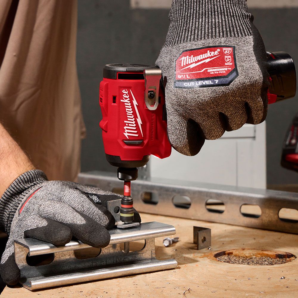 Milwaukee M12BLIDRC0 12V Li-ion Cordless Brushless Sub-Compact 1/4" Hex ...