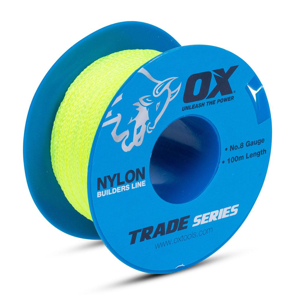 OX Tools OX-T102810 OX Trade 8# 100M Lime Builders Line