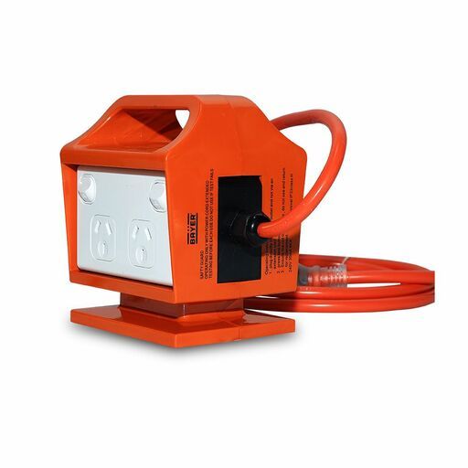 Bayer B10AMPH 240V Heavy Duty Quad Outlet Portable Power Safety Box ...