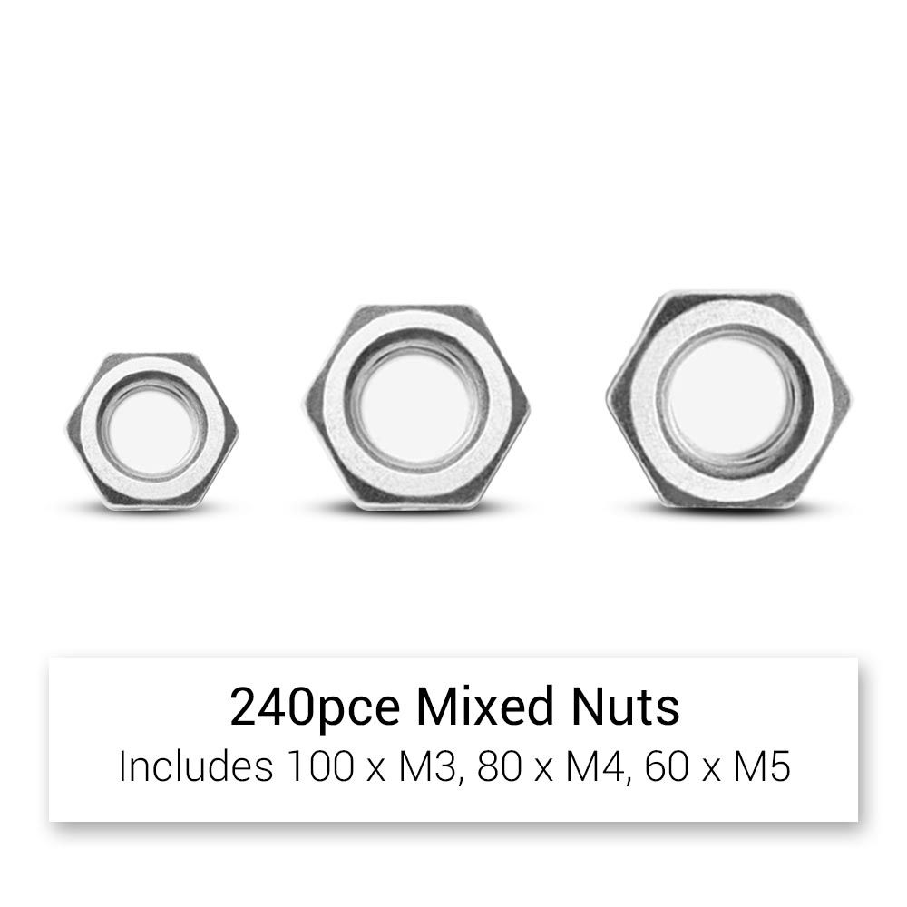 Fixed Fasteners FMS510 510pce Mixed Screws & Nut Assorted Kit