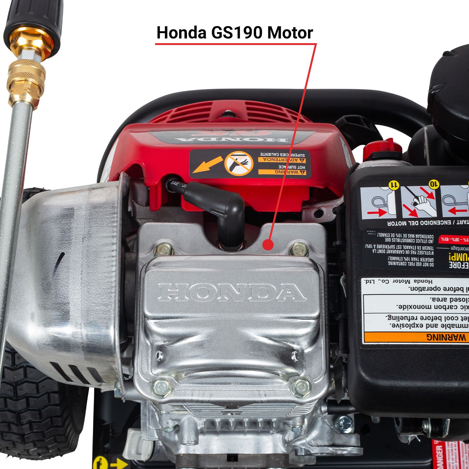 Typhoon TPW3400H 5.2HP 3400Psi Honda Powered Petrol High Pressure Washer