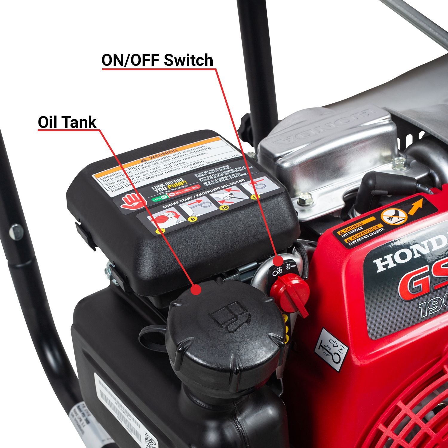 Typhoon TPW3400H 5.2HP 3400Psi Honda Powered Petrol High Pressure Washer