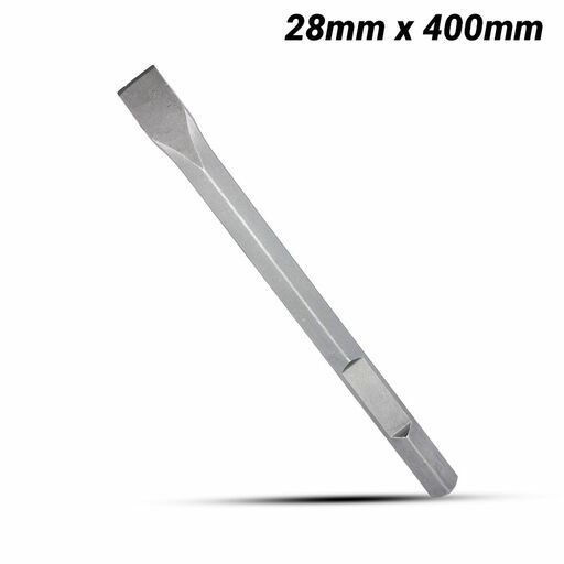 Xtorque X28HFC 28mm x 400mm Hex Shank Flat Chisel