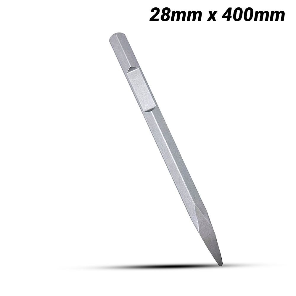 Xtorque X28HPC 28mm x 400mm Hex Shank Point Chisel
