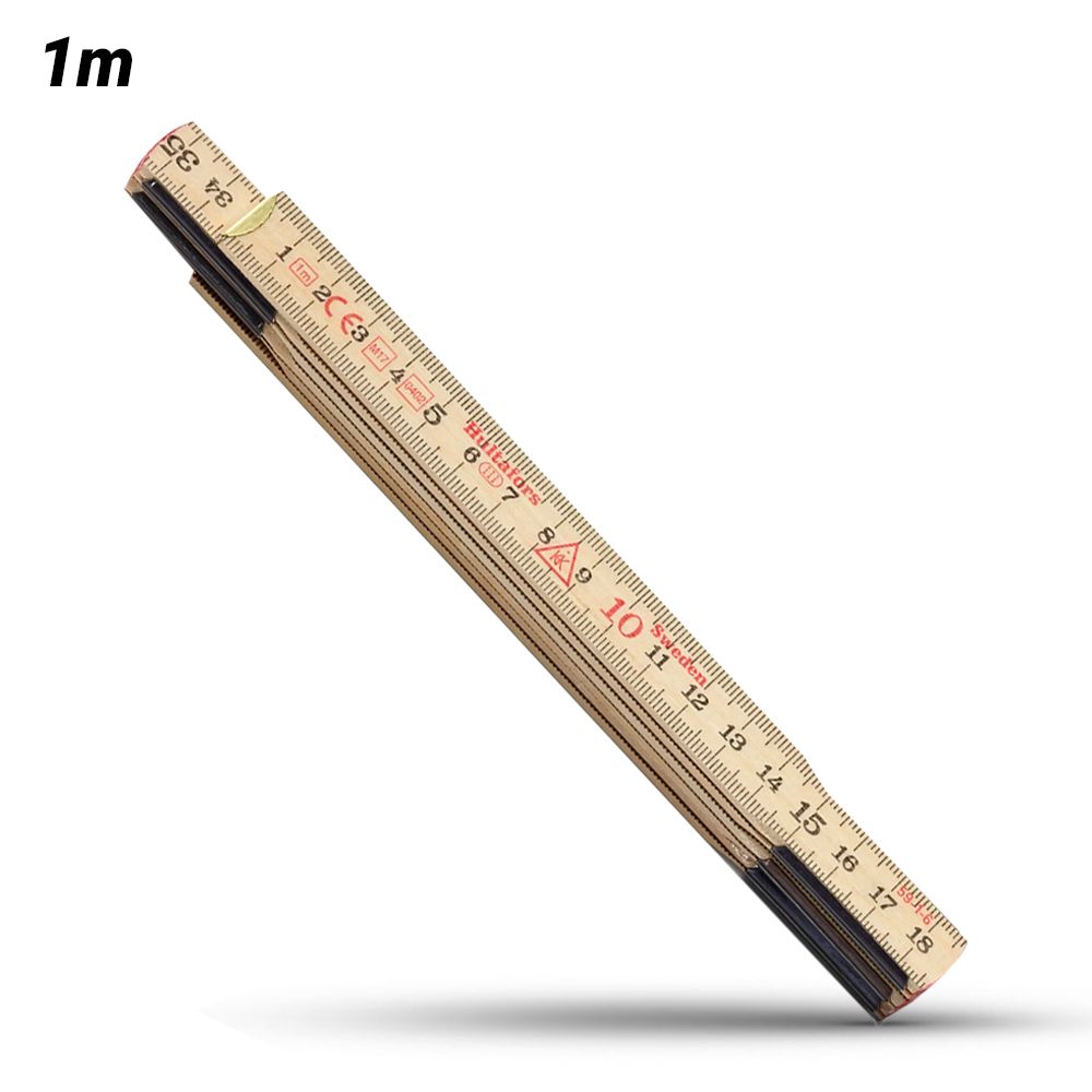 Hultafors 100204 1m Wooden Folding Rule