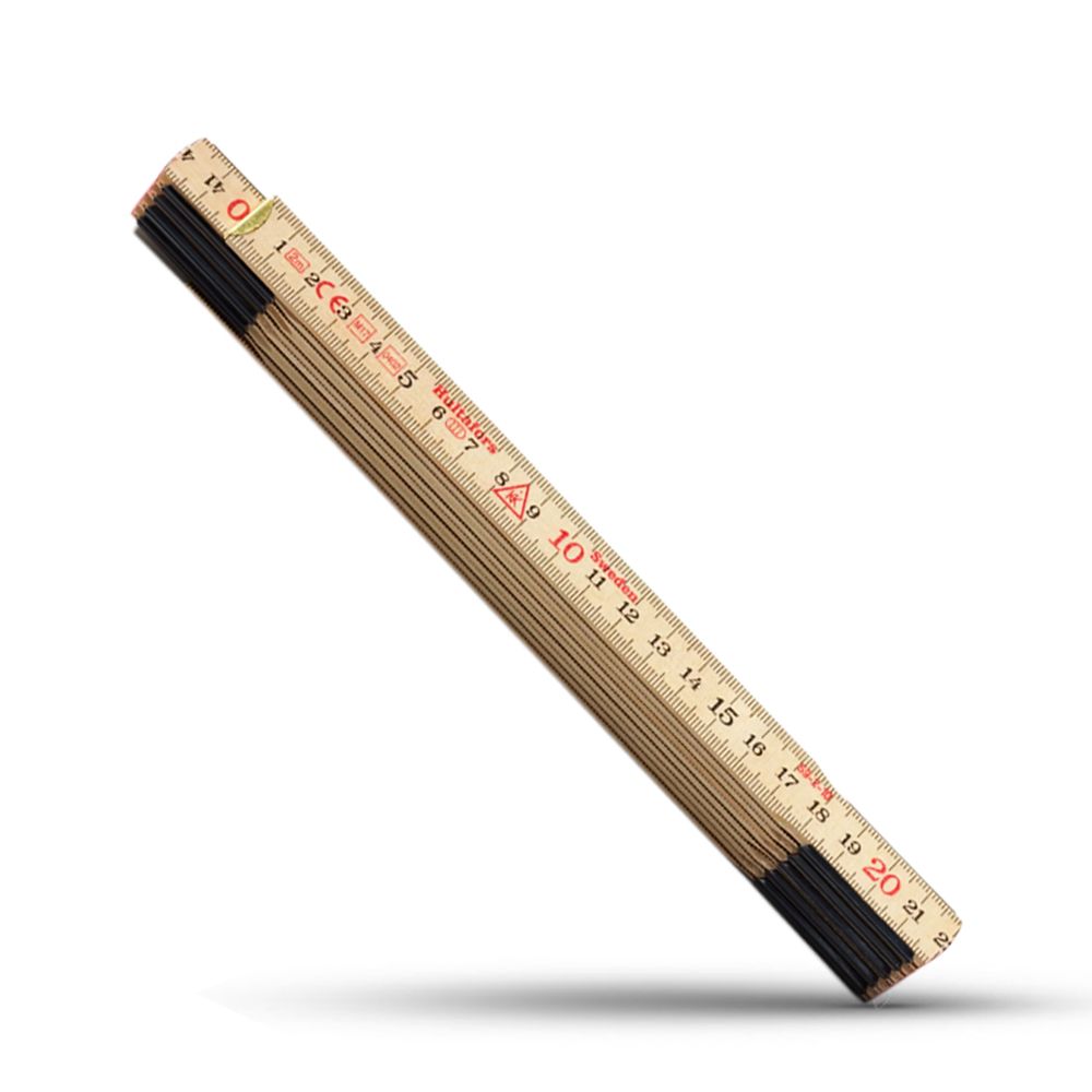 Hultafors 100004 2m Wooden Folding Rule