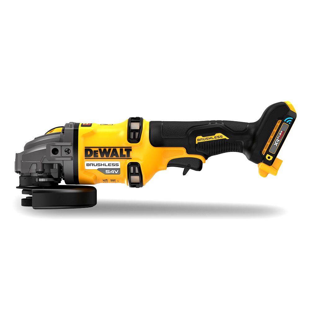 DeWalt DCG418SHDN-XJ 54V XR FLEXVOLT Li-ion Cordless Brushless 125mm (5") Angle Grinder with ...