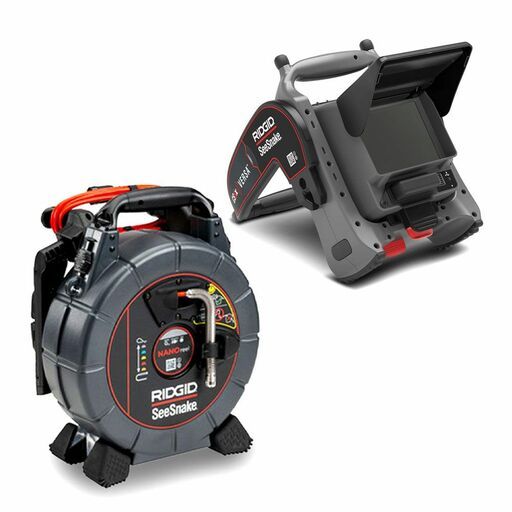 Ridgid 70038 + 6CS6x VERSA (64943) SeeSnake 25m NANOreel Inspection ...