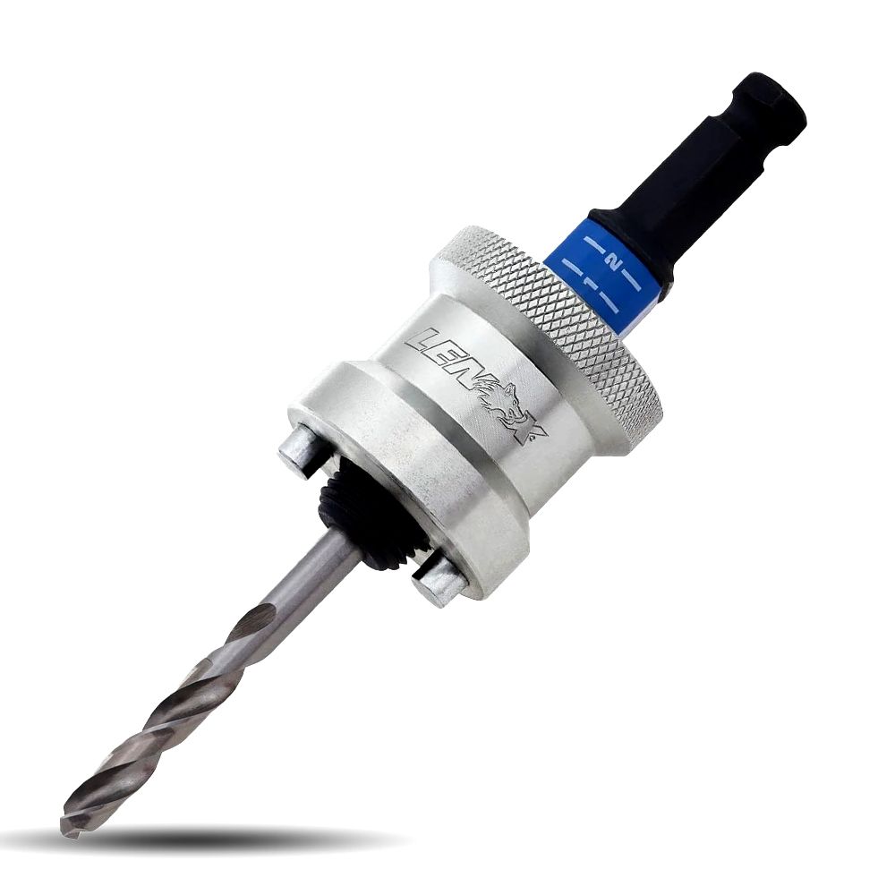 Lenox LXAH9912PBM 1/2" 2L SNAP-BACK Quick Change Hole Saw Arbor to Suit ...