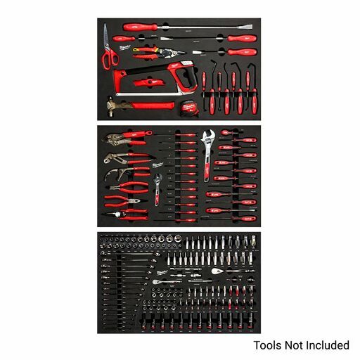 Milwaukee MTK238CSDF 3pce Drawer Foam Insert To Milwaukee Suit 238pce ...