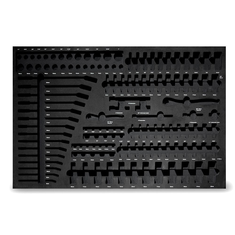 Milwaukee MTK238CSDF 3pce Drawer Foam Insert To Milwaukee Suit 238pce ...