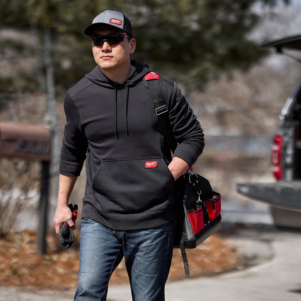 Milwaukee 351B FREEFLEX Midweight Pullover Hoodie Black - (S-2XL)