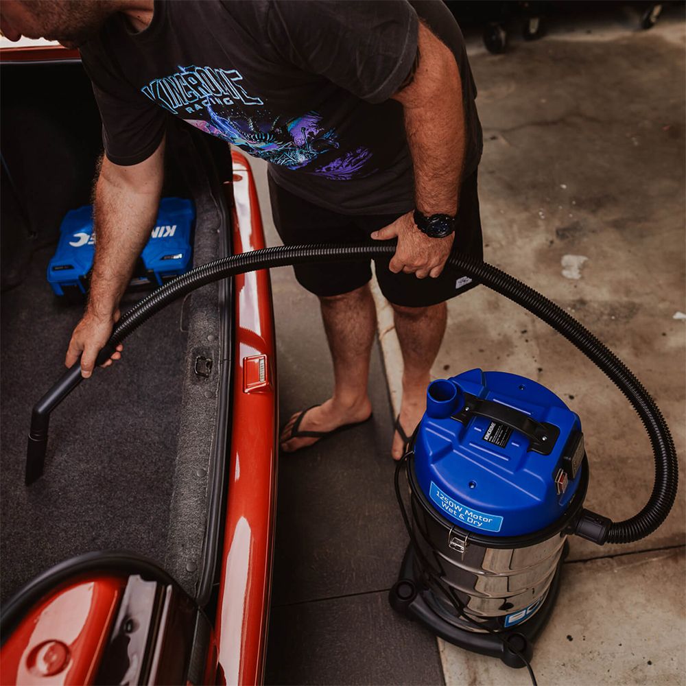 Kincrome KP703 1250W 30L Wet & Dry Garage Vacuum