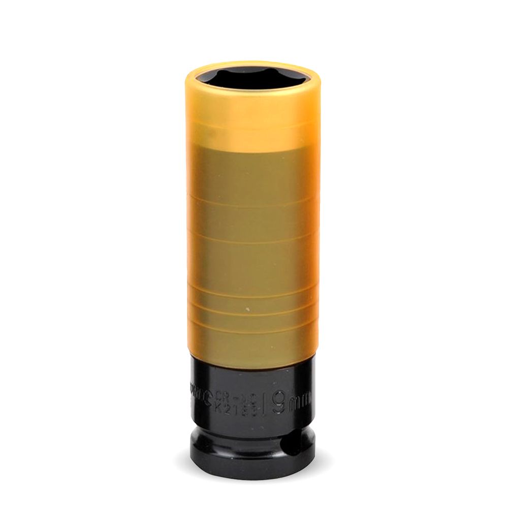 Kincrome K2183 19mm 1/2" Drive Wheel Nut Super Impact Socket - Yellow