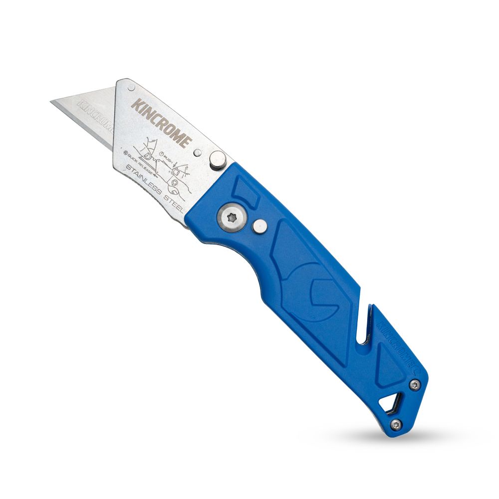 Kincrome K6100 Folding Utility Knife Plastic