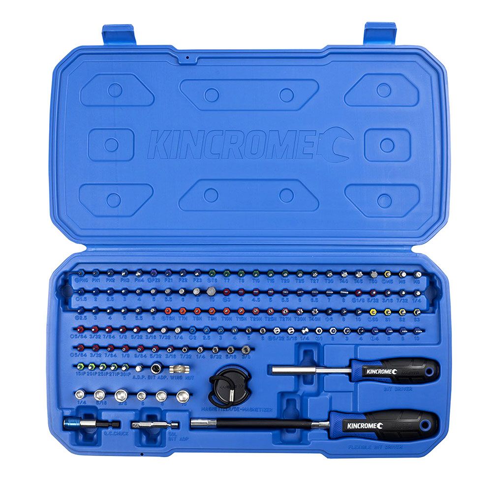 Kincrome K5501 128 Piece TorqueMaster® Master Bit & Driver Set