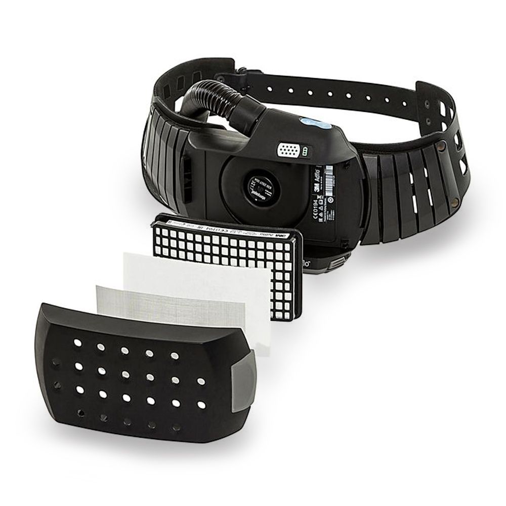 3M 890307 Versaflo M-Series Face Shield & Safety Helmet M-307 with Adflo PAPR Respirator