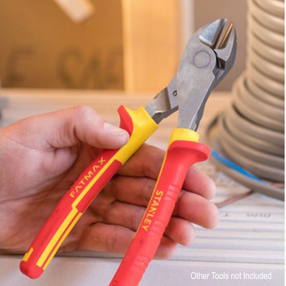Stanley 0-84-004 FatMax 200mm VDE Diagonal Cutting Plier