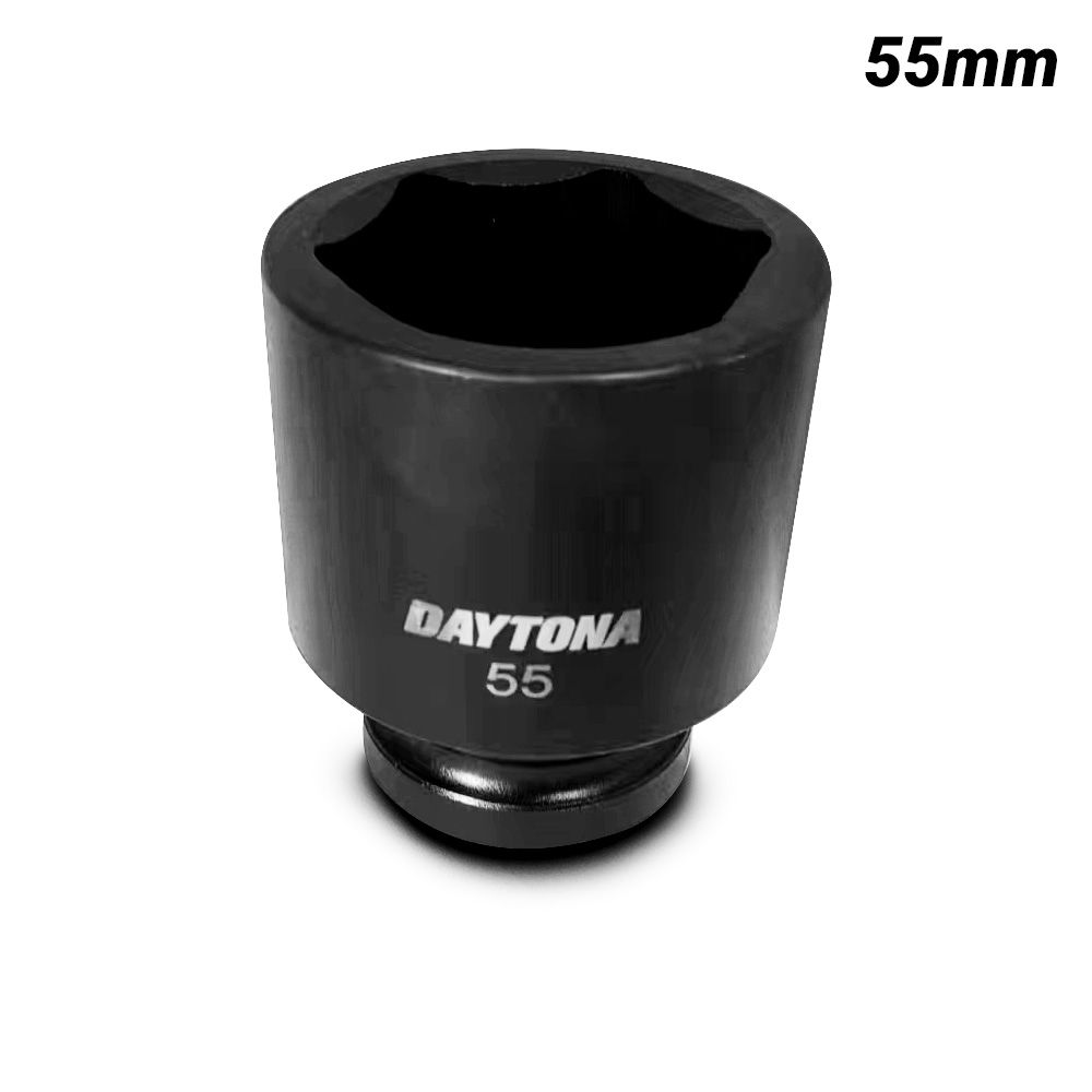 Daytona D1S55MM 55mm 1" Drive 6 Point Metric Impact Socket