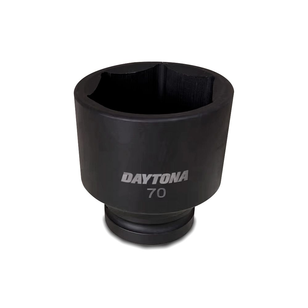 Daytona D1S70MM 70mm 1" Drive 6 Point Metric Impact Socket