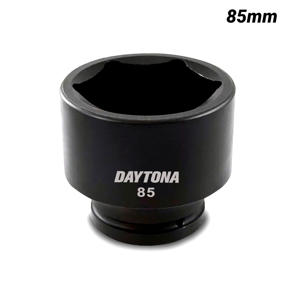 Daytona D1S85MM 85mm 1" Drive 6 Point Metric Impact Socket