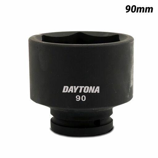 Daytona D1S90MM 90mm 1" Drive 6 Point Metric Impact Socket