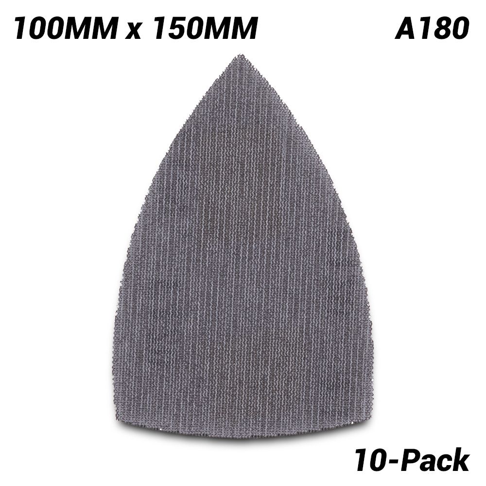 Makita D-78916 10-Pack 100mm x 150mm A180 Grit Mesh Sanding Delta Sheets