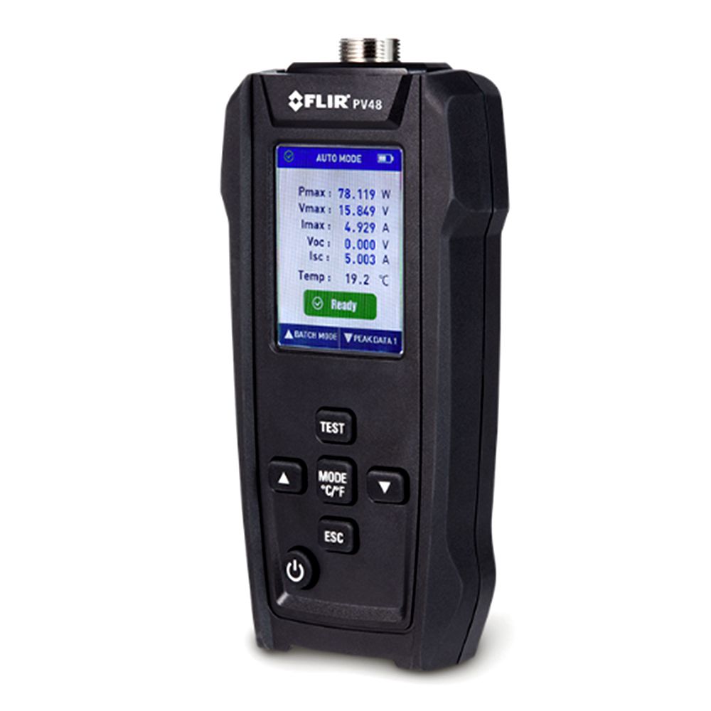 FLIR PV48 Solar Panel Tester and I-V Curve Tracer with Temperature ...