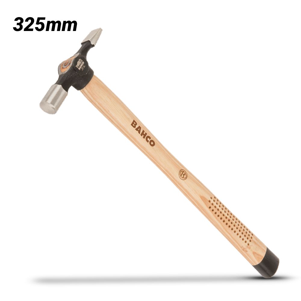 Bahco 490-3.5 325mm Cross Pein Pin Hammer with Hickory Handle