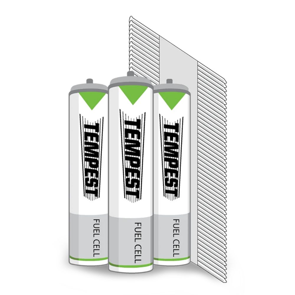 Tempest TEM0075B Tempest 3000-Pack Impulse 3.05mm x 75mm Bright D-Head ...
