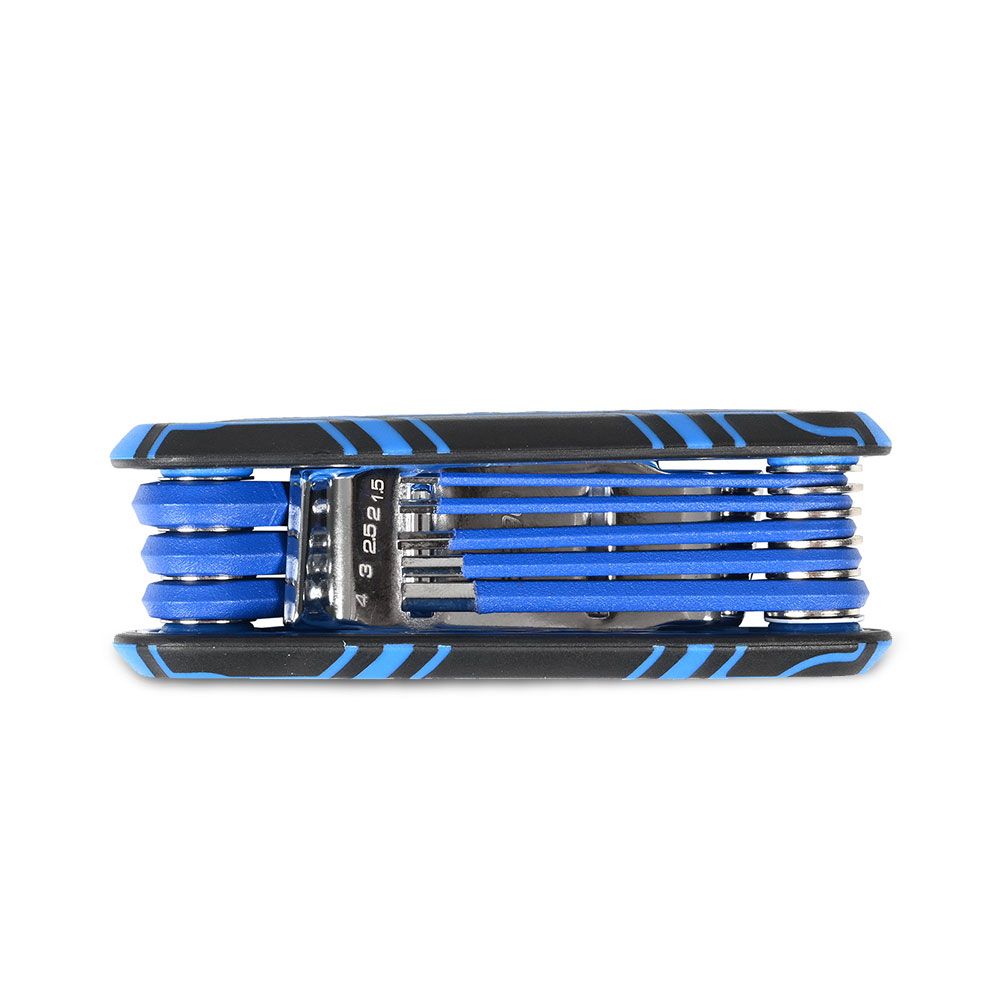 Kincrome K5390 8pce Folding Hex Key Set Imperial - Blue