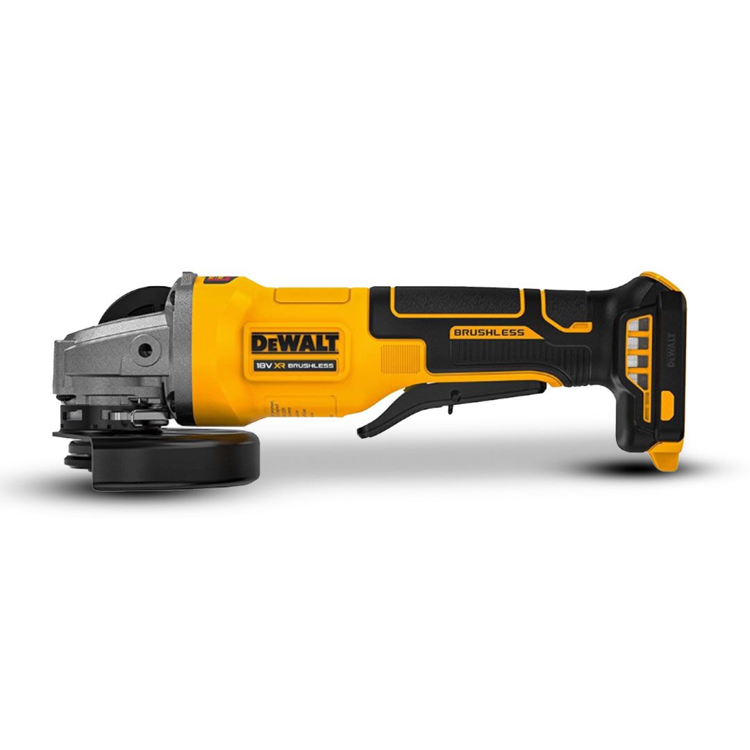 DeWalt DCG408N-XJ 18V XR Brushless 125mm Angle Grinder with Paddle ...