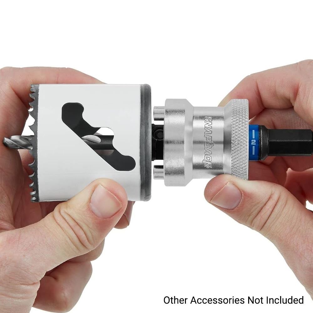 Lenox LXAH9938PBM 14mm-30mm SNAP-BACK Quick Change Hole Saw Arbor