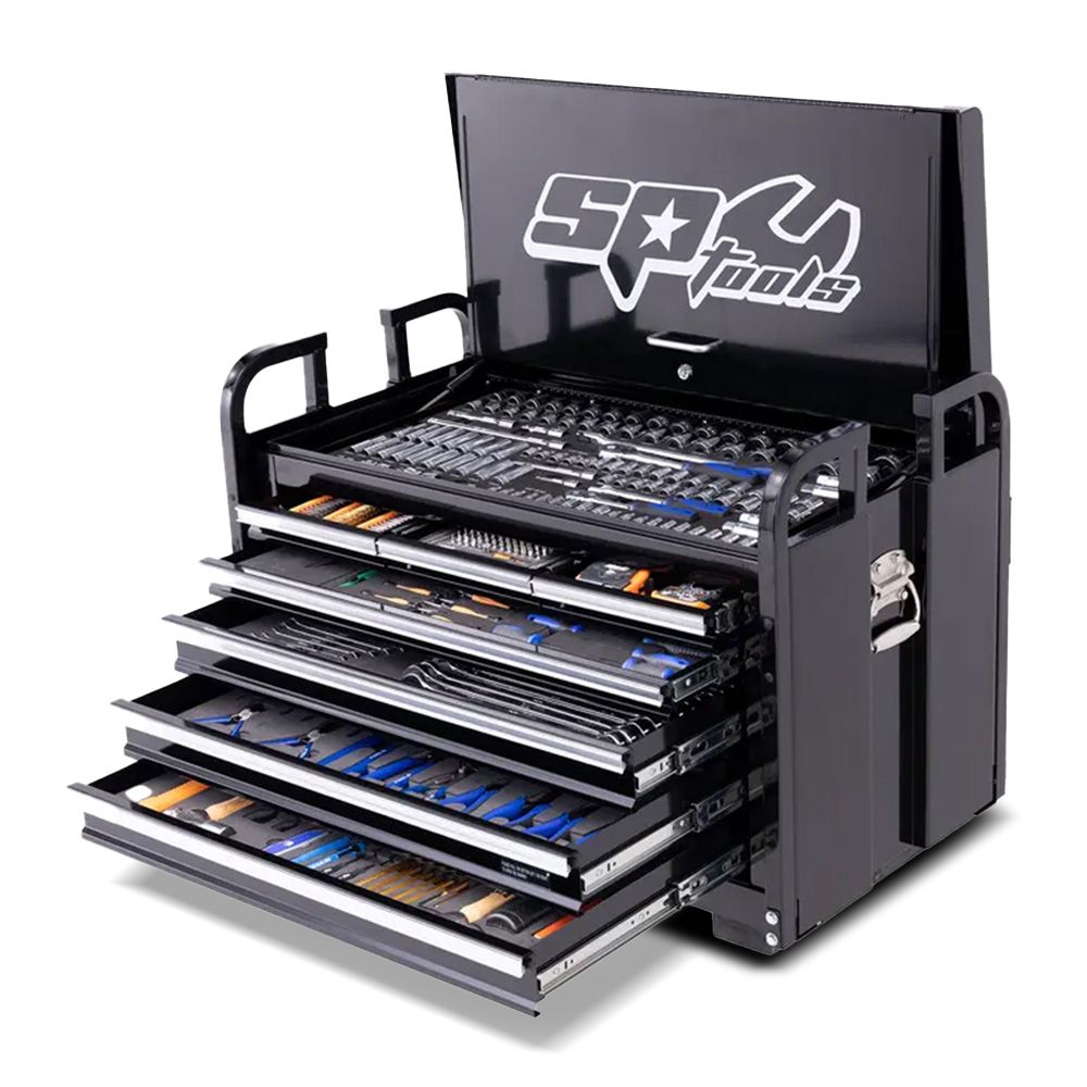 SP Tools SP50115X 413pce Metric/SAE 7 Drawer Off Road Steel Black Tool ...
