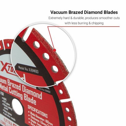 Xtorque XVBM180 180mm x 22.23mm x 1.4mm Vacuum Brazed Diamond Metal ...