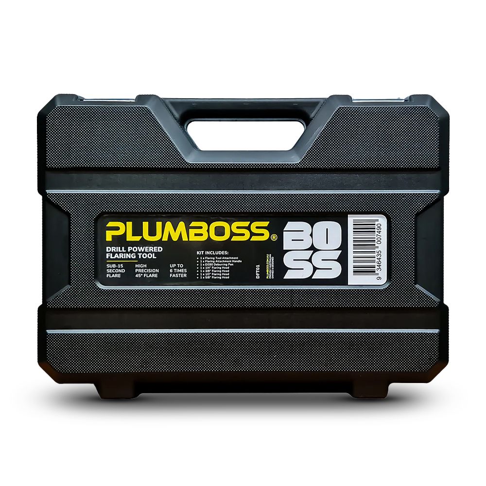 PlumBOSS DFT01 1/4" - 5/8" Drill Powered Flaring Tool Kit